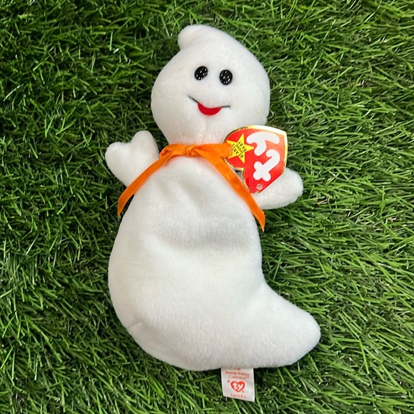 Ty | Toys | Ty Beanie Babies Spooky The Ghost Plush 8 | Poshmark